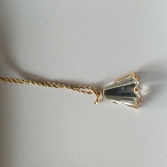 Amway | Jewelry | Amway Crystal Pear Shape With Stem Pendant Signature ...